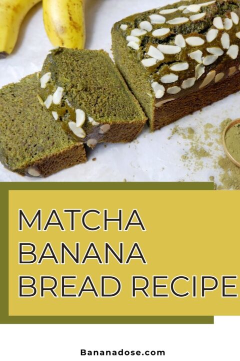 Matcha Banana Bread recipe - Banana Dose